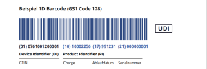 UDI barcode & correct UDI labelling
