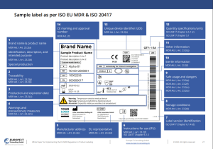 UDI barcode & correct UDI labelling